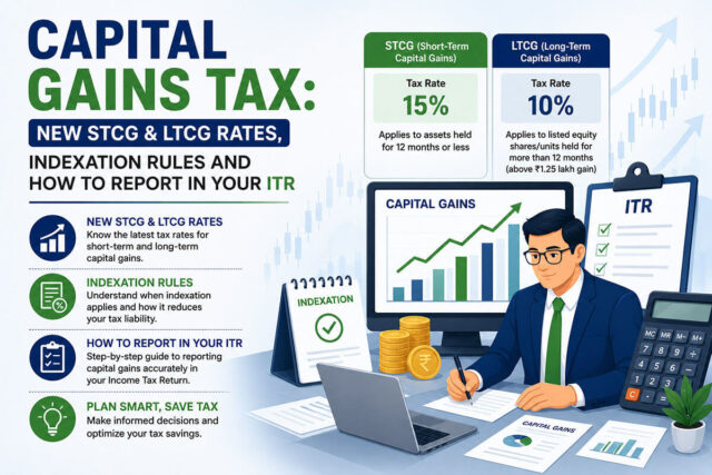 Capital Gains Tax: New STCG & LTCG Rates, Indexation Rules and How to ...